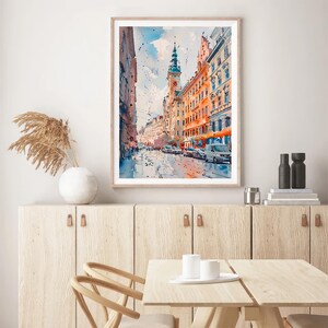 Vienna Cityscape Watercolor Art Print Cityscape Watercolor Painting ...