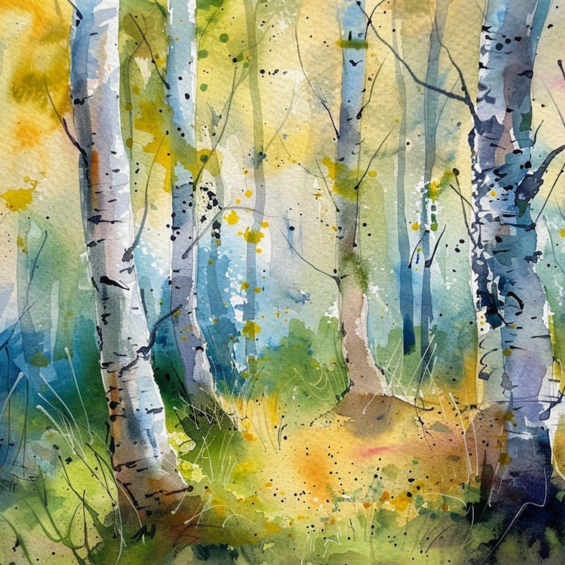 Birch Tree Prints - Etsy