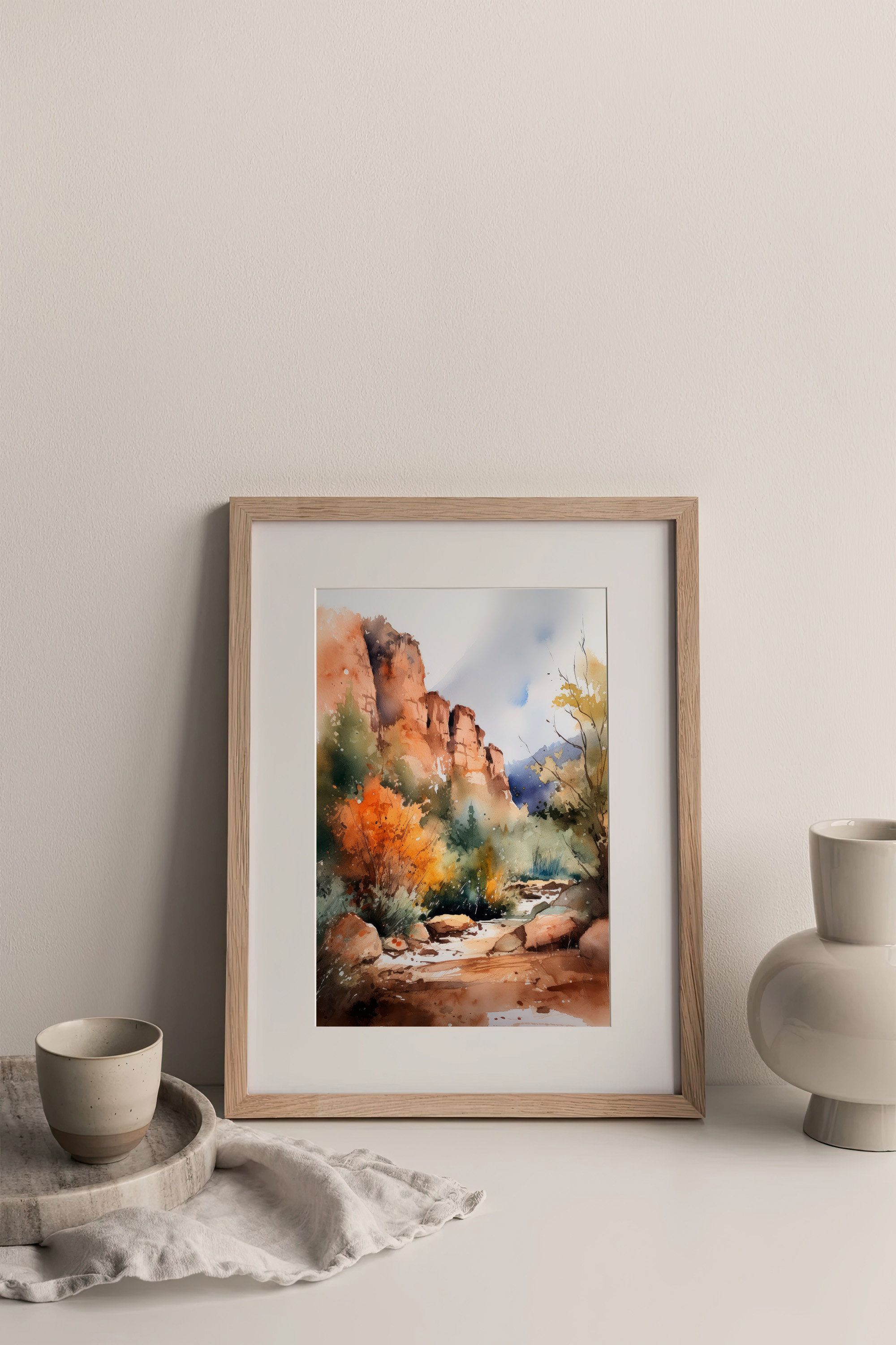 Colorado Springs Painting Landscape Watercolor Art Print Colorado ...