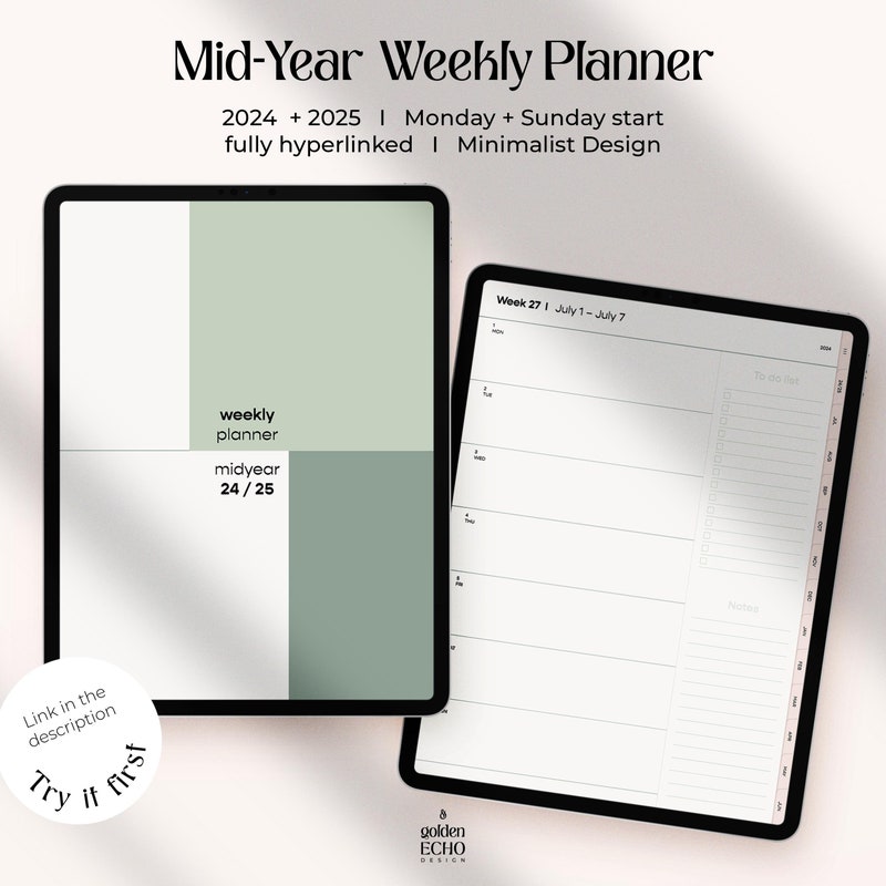 Digital Planner iPad - Etsy