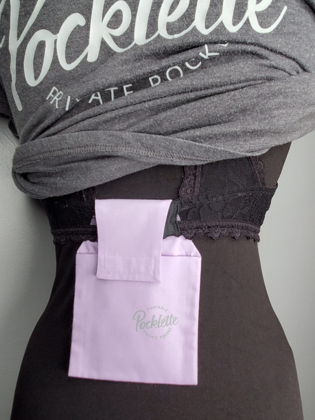 Pocklette: Small Pocket Worn Under Your Clothes (looped Around Your ...