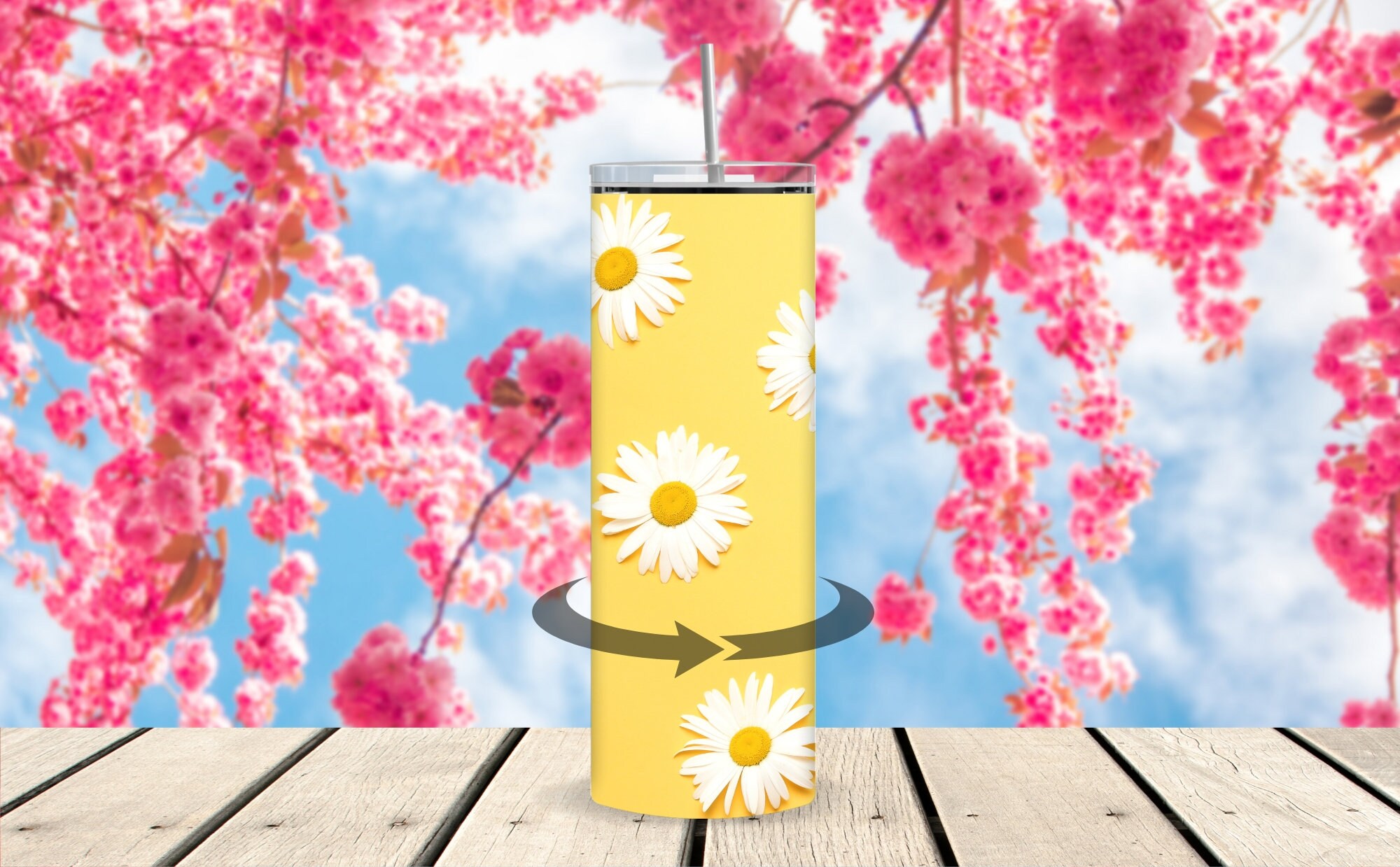 Rotating Tumbler Mockup Canva Pre-set Rotation Sized for - Etsy