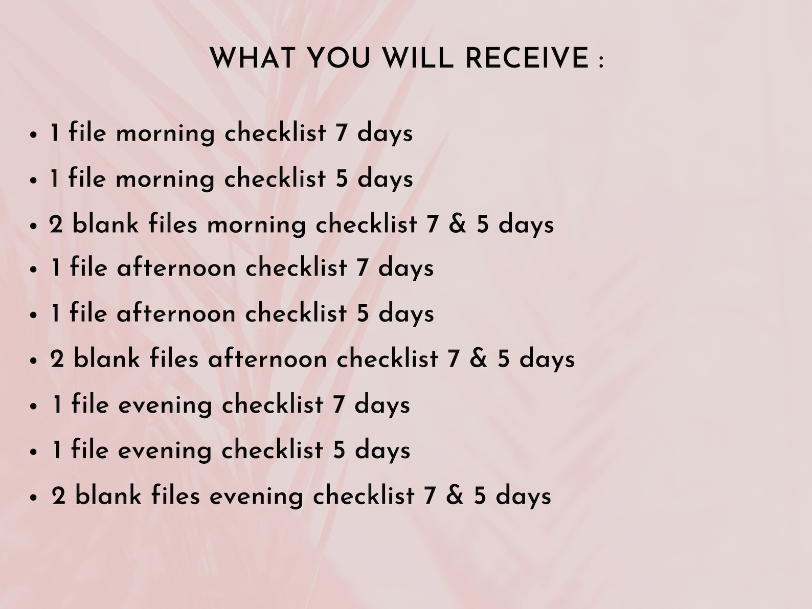 Editable in PDF, Morning Afternoon and Evening Checklist Printable ...