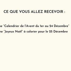 Calendrier De L'avent De Noël, à Colorier, Pour Enfants, En PDF, Compte ...