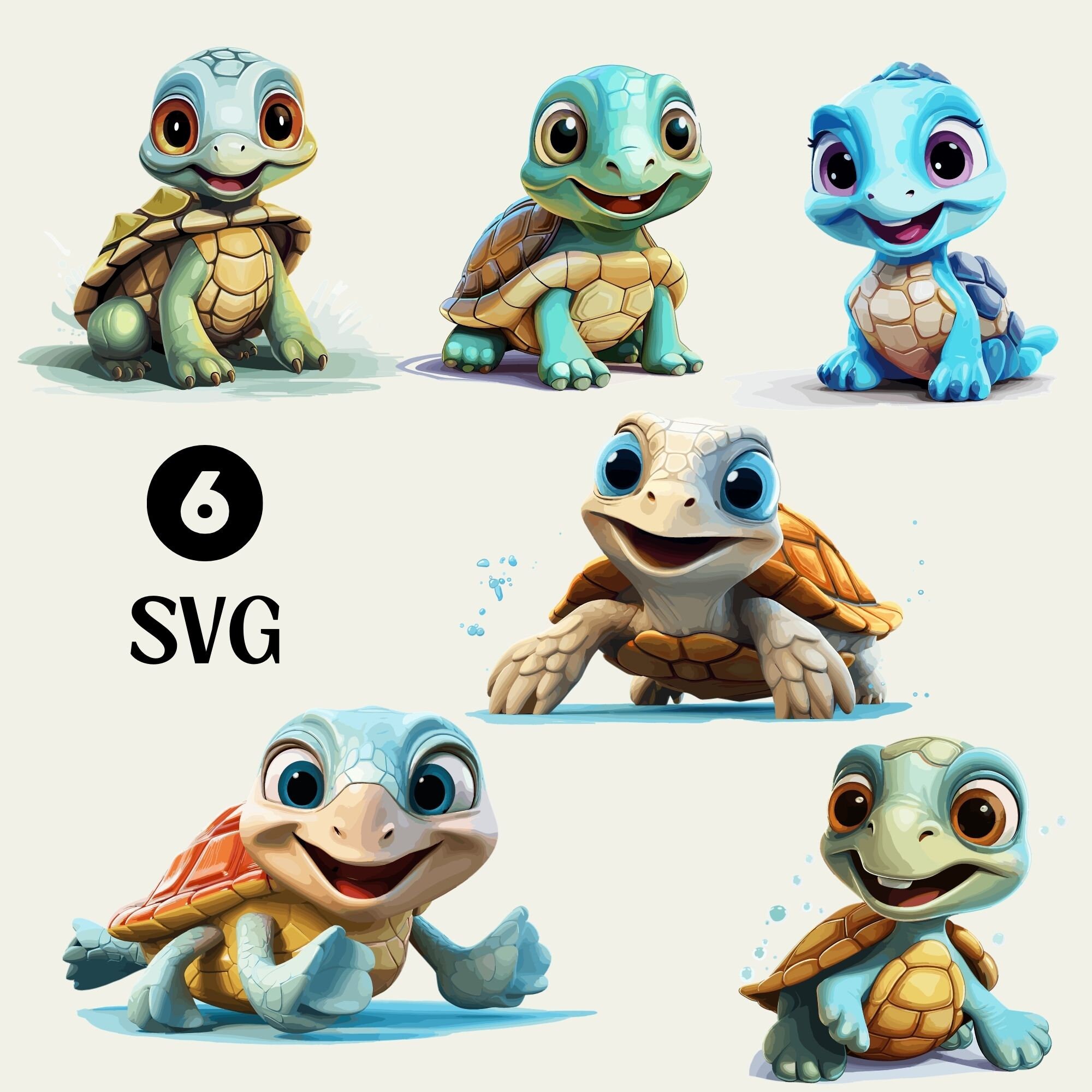 Turtle SVG, Sea Turtle SVG for Commercial Use SVG, for Print on Demand ...