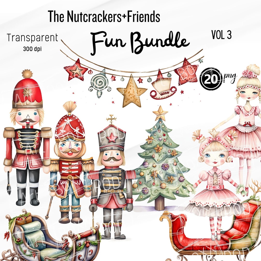 Nutcracker PNG Clipart, Christmas Clipart, Seasonal Clipart, Christmas ...