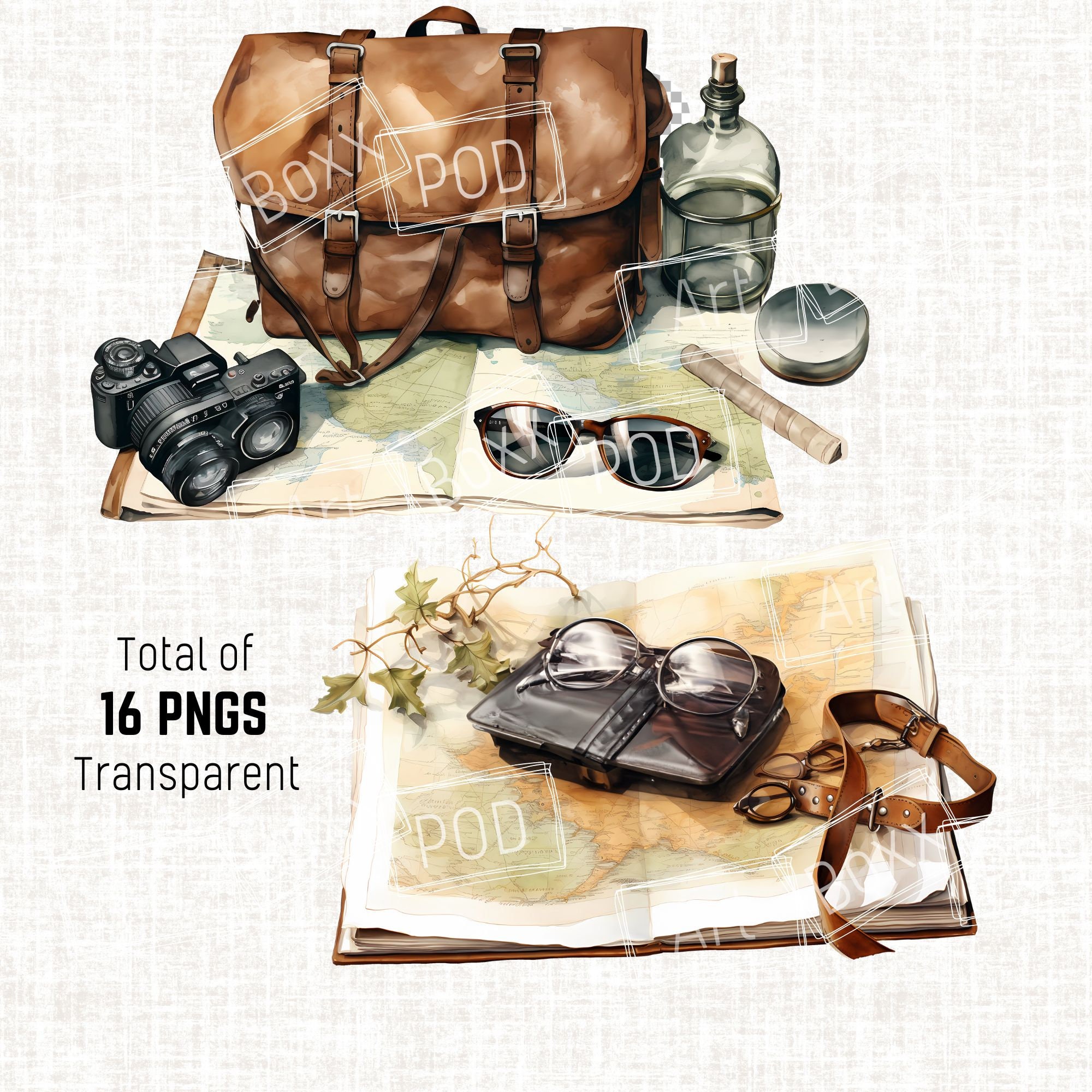 Adventure Time, Travel Planner, Vol.1 Download Digital, Watercolor PNG ...