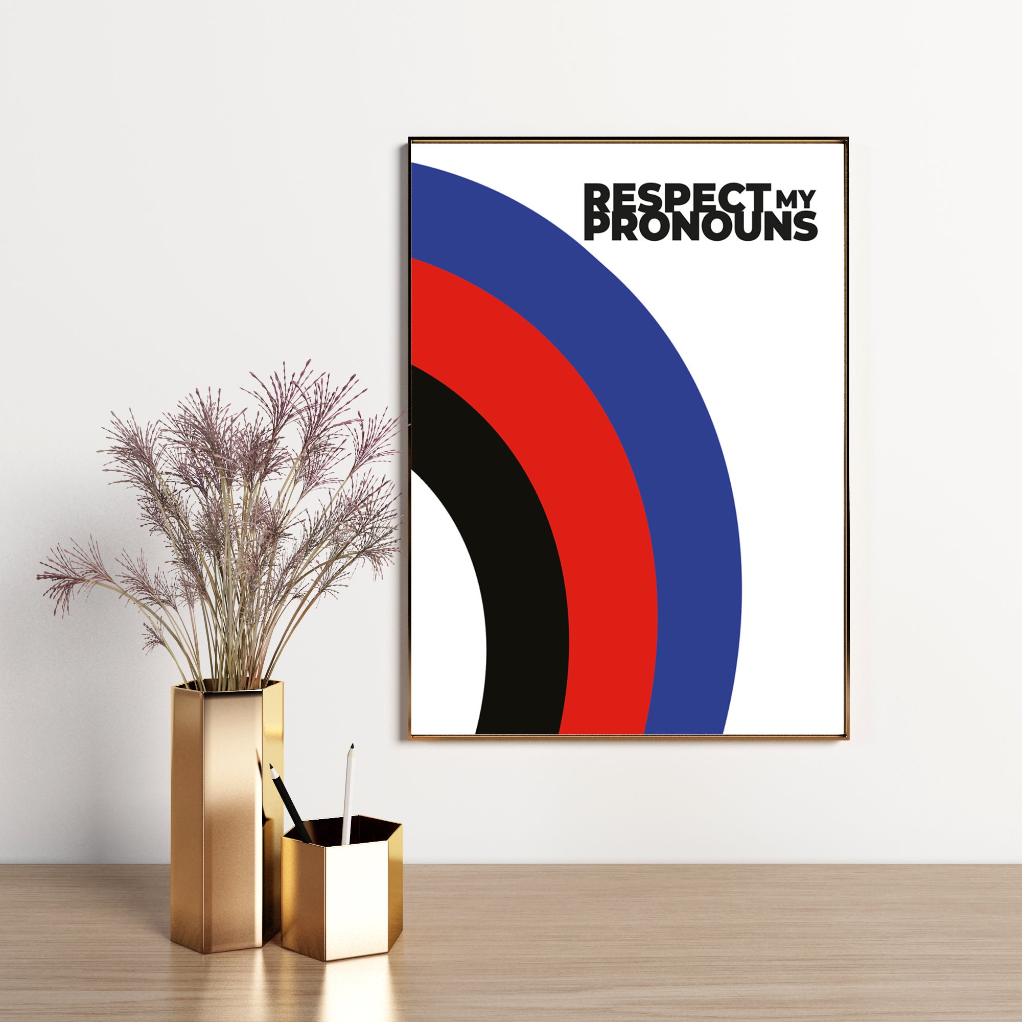 LGBTQ Polyamorous Pride Flag Printable Wall Art Handmade Queer Gifts ...