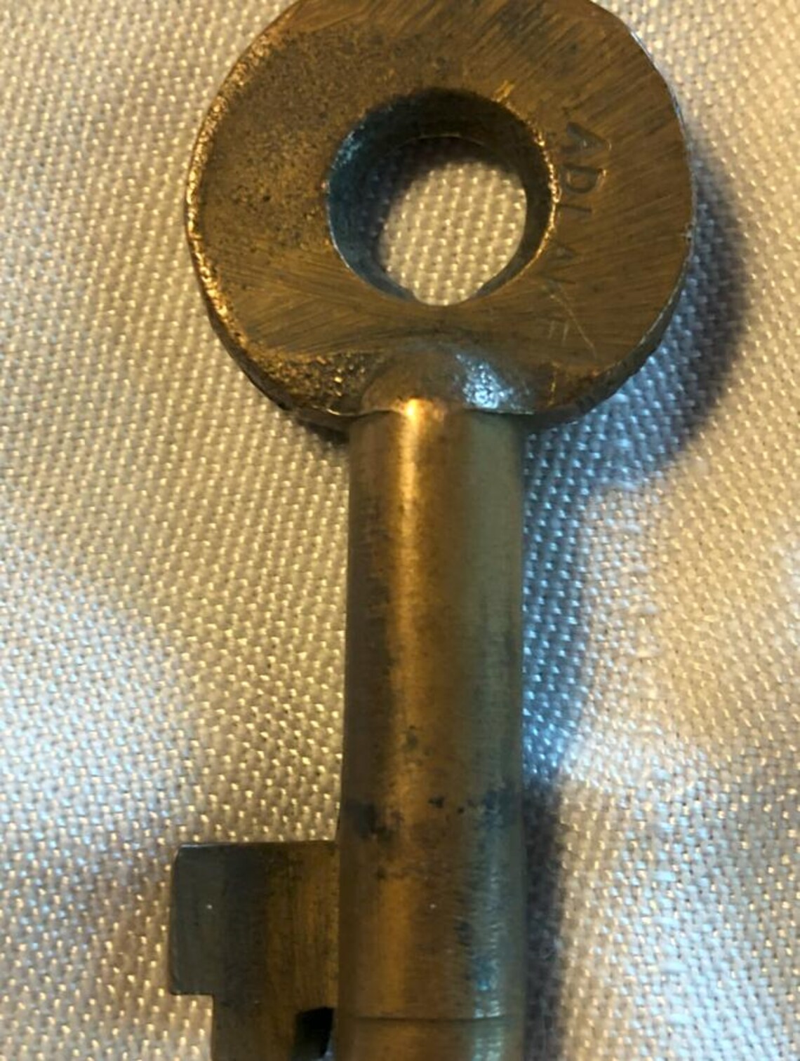 Vintage Hollow Brass Railroad Key SOOLINE - Etsy