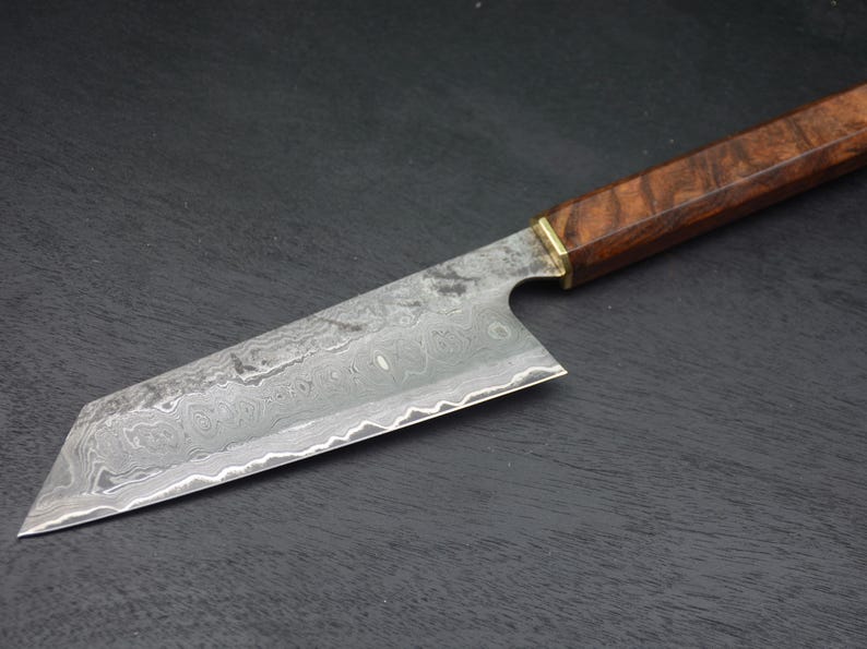 Handmade Japanese Chef Knife, Bunka Knife, San Mai Chef Knife, Razor Sharp Kitchen Knife ...