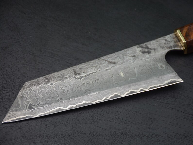 Handmade Japanese Chef Knife, Bunka Knife, San Mai Chef Knife, Razor Sharp Kitchen Knife ...