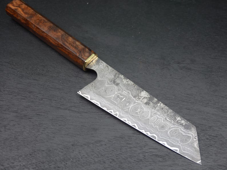 Handmade Japanese Chef Knife, Bunka Knife, San Mai Chef Knife, Razor Sharp Kitchen Knife ...