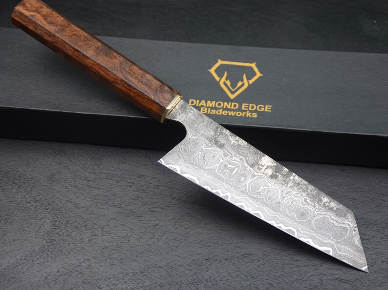 Handmade Japanese Chef Knife, Bunka Knife, San Mai Chef Knife, Razor Sharp Kitchen Knife ...