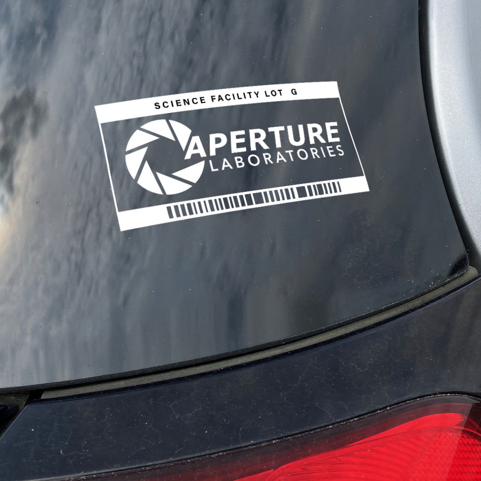 Aperture Science Employee Parking Decal - Etsy