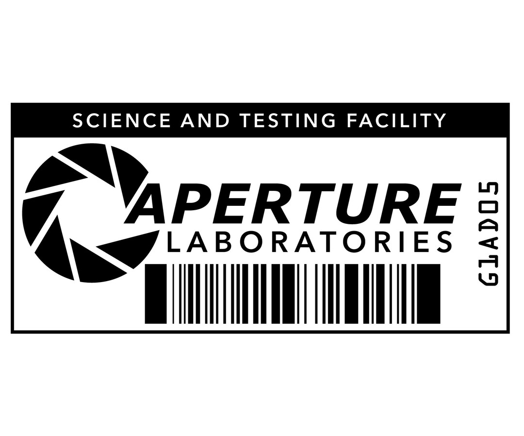 Aperture Science Employee Parking Decal - Etsy