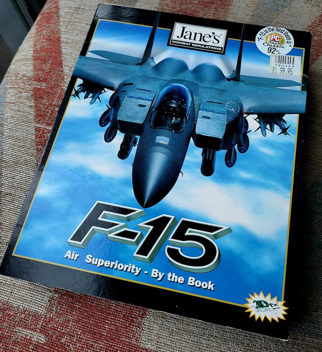 1998 - Jane's F-15 - Combat Simulator - PC - Big Box - Complete ...