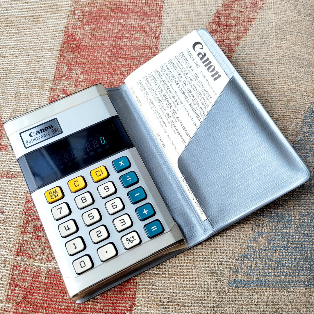 Canon Palmtronic 8rs (ld-8rs) Calculator - Pristine - Working - Etsy
