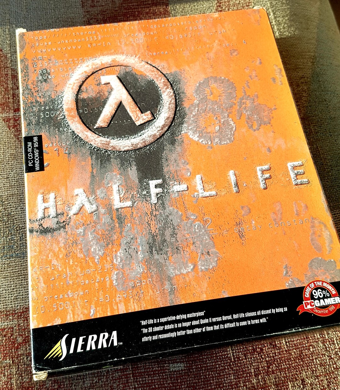 1998 Half-life 1 HL,HL1 Big Box PC - Etsy