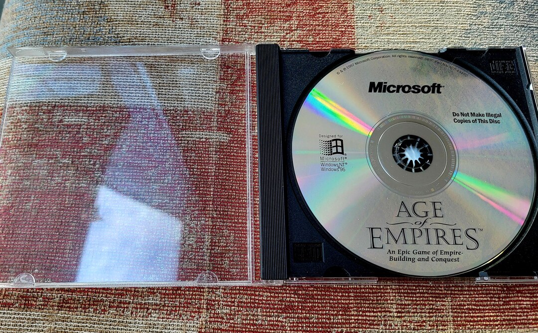 1997 - Age of Empires 1 - CD - PC - Jewel Case - Good Condition - Etsy
