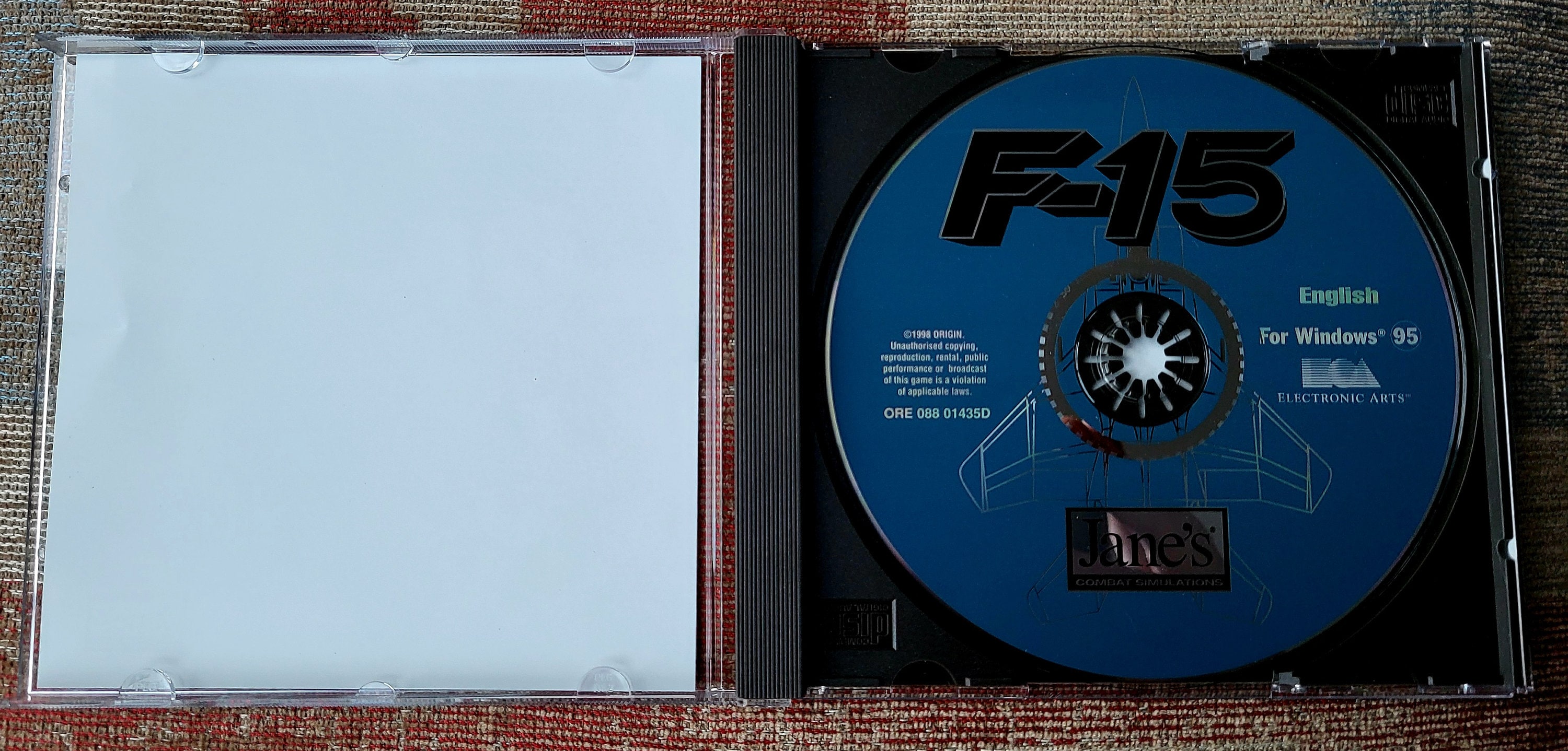 1998 - Jane's F-15 - Combat Simulator - PC - Big Box - Complete ...
