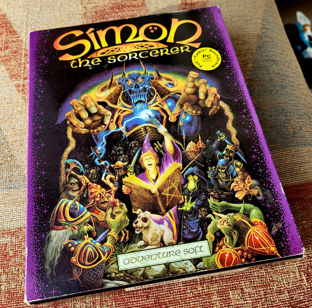 1994 - Simon the Sorcerer - PC Big Box - CD - Good Condition - Etsy