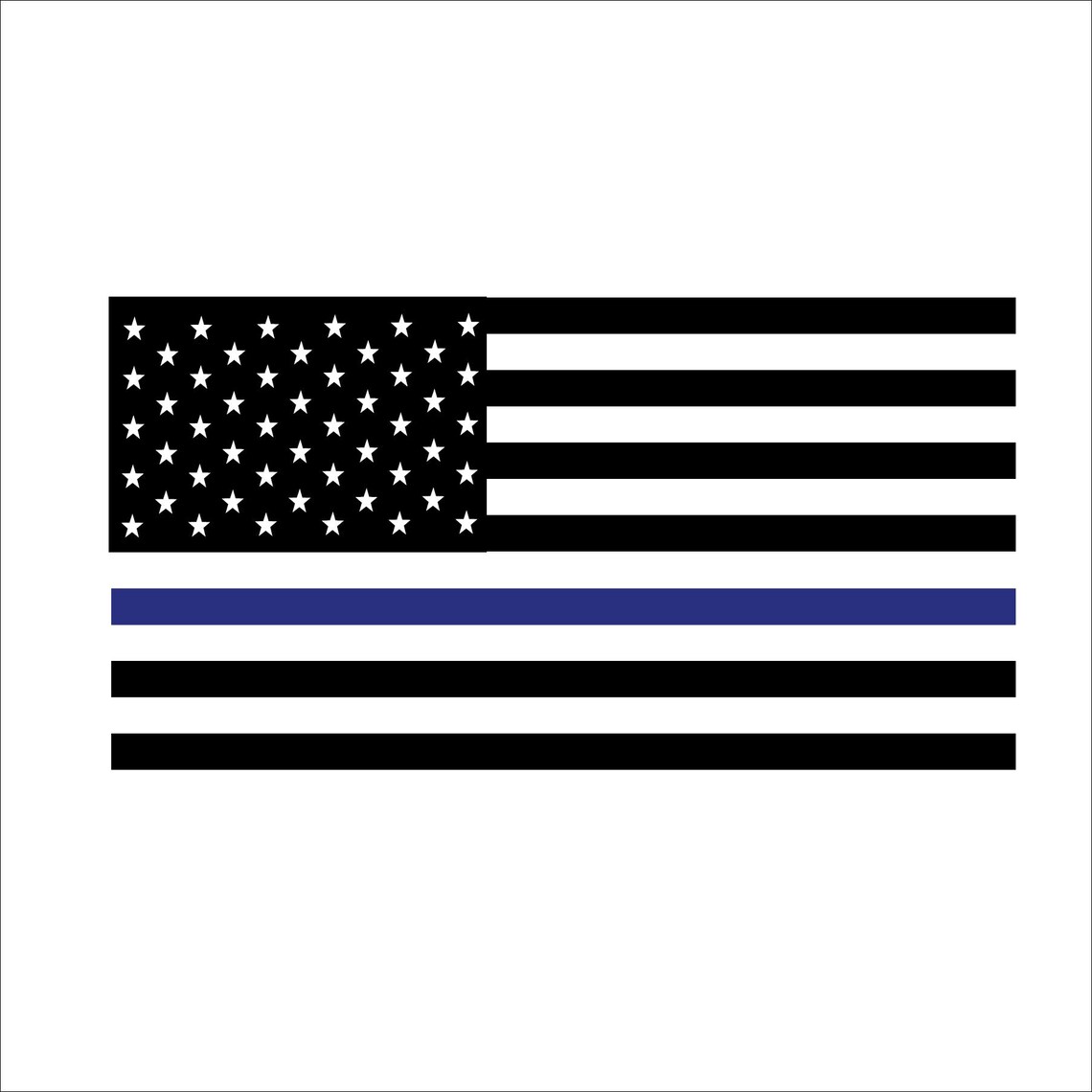 Police American Flag Decal Sticker. Car, Window - Etsy