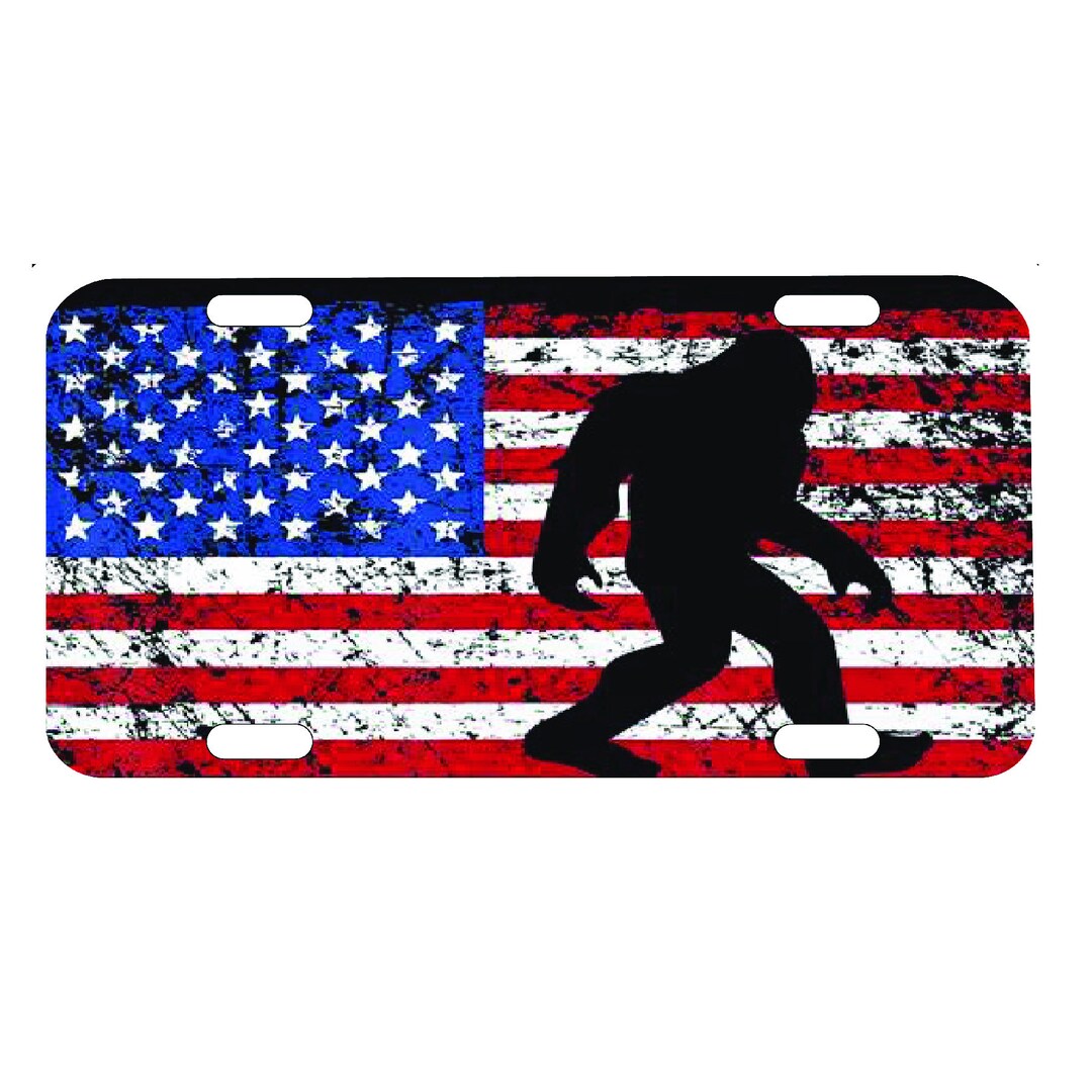 Bigfoot License Plate Tag Graphic for Truck SUV or Car - Etsy