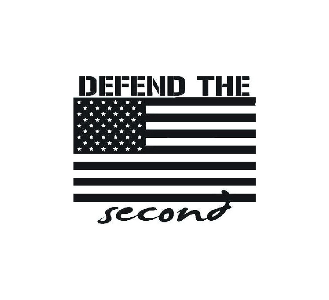 Defend the Second American Flag Decal Sticker. Car, Window - Etsy