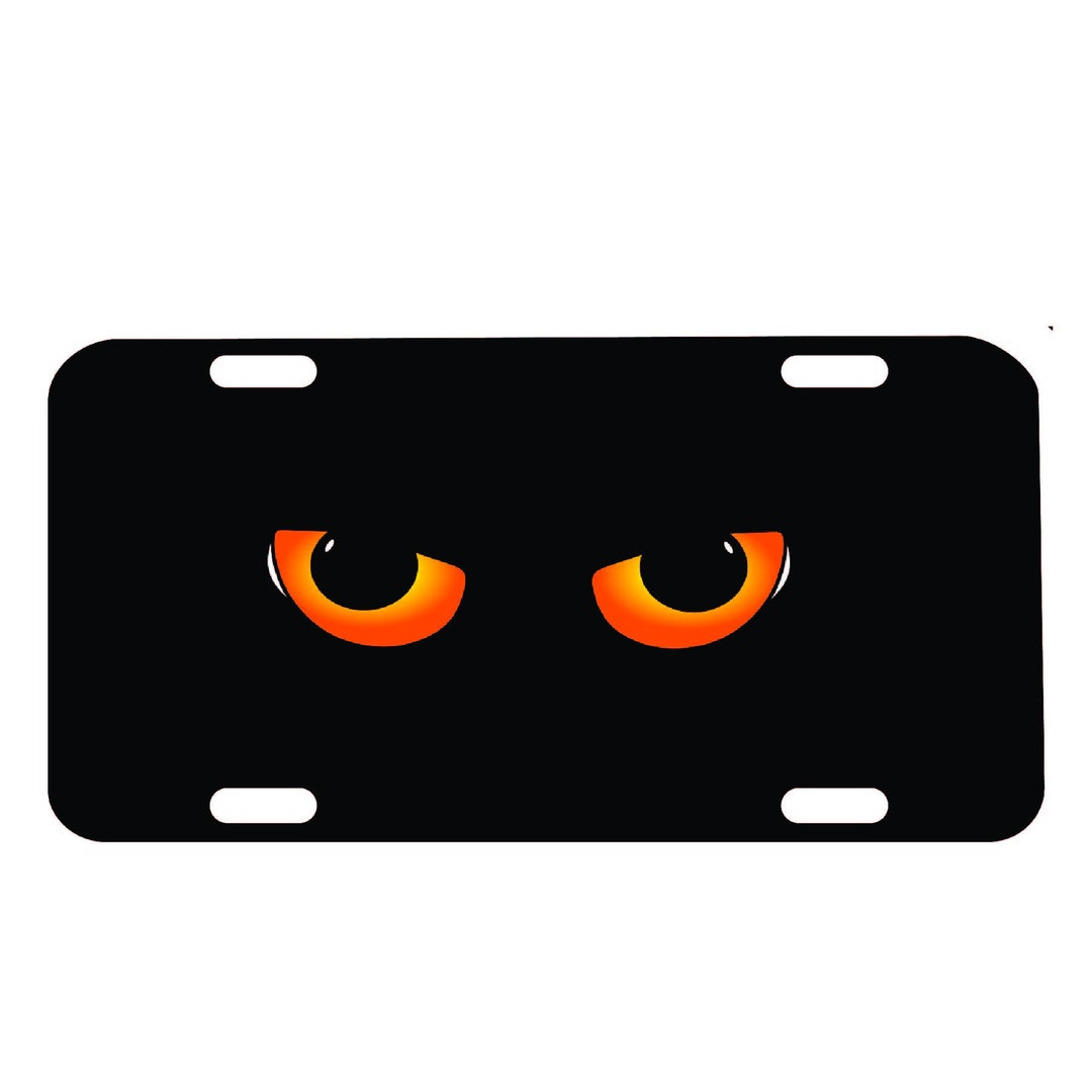 Cat Eyes License Plate Tag Graphic for Truck SUV or Car - Etsy