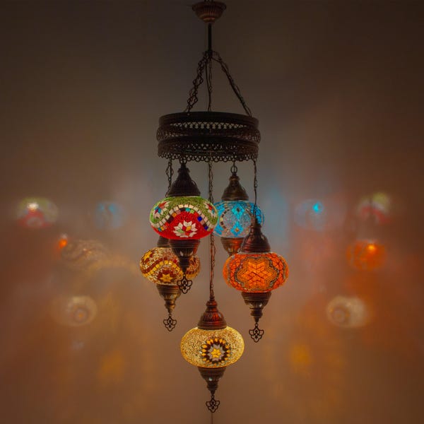 Turkish Ceiling Lamp - Etsy