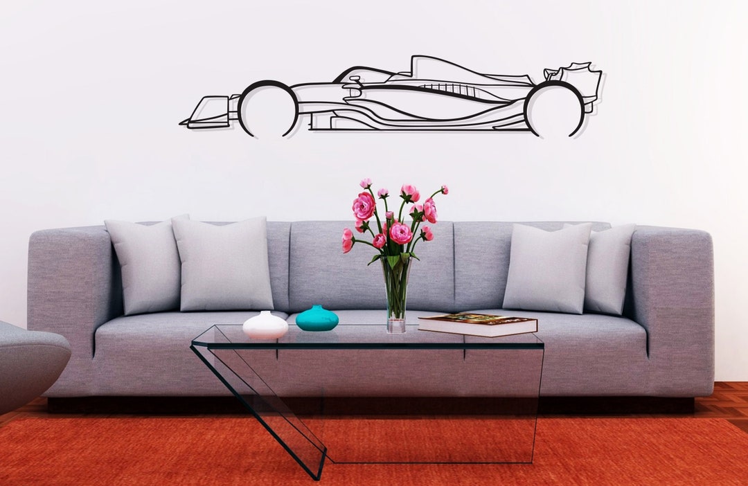 Formula 1 Wall Art F1 Metal Wall Art Metal Car Wall Decor Gift for Car ...