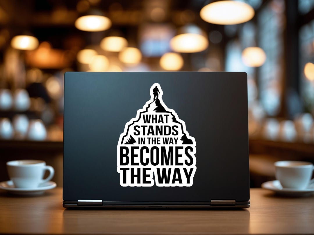 Marcus Aurelius Stoic Sticker "what Stands in the Way Becomes the Way ...