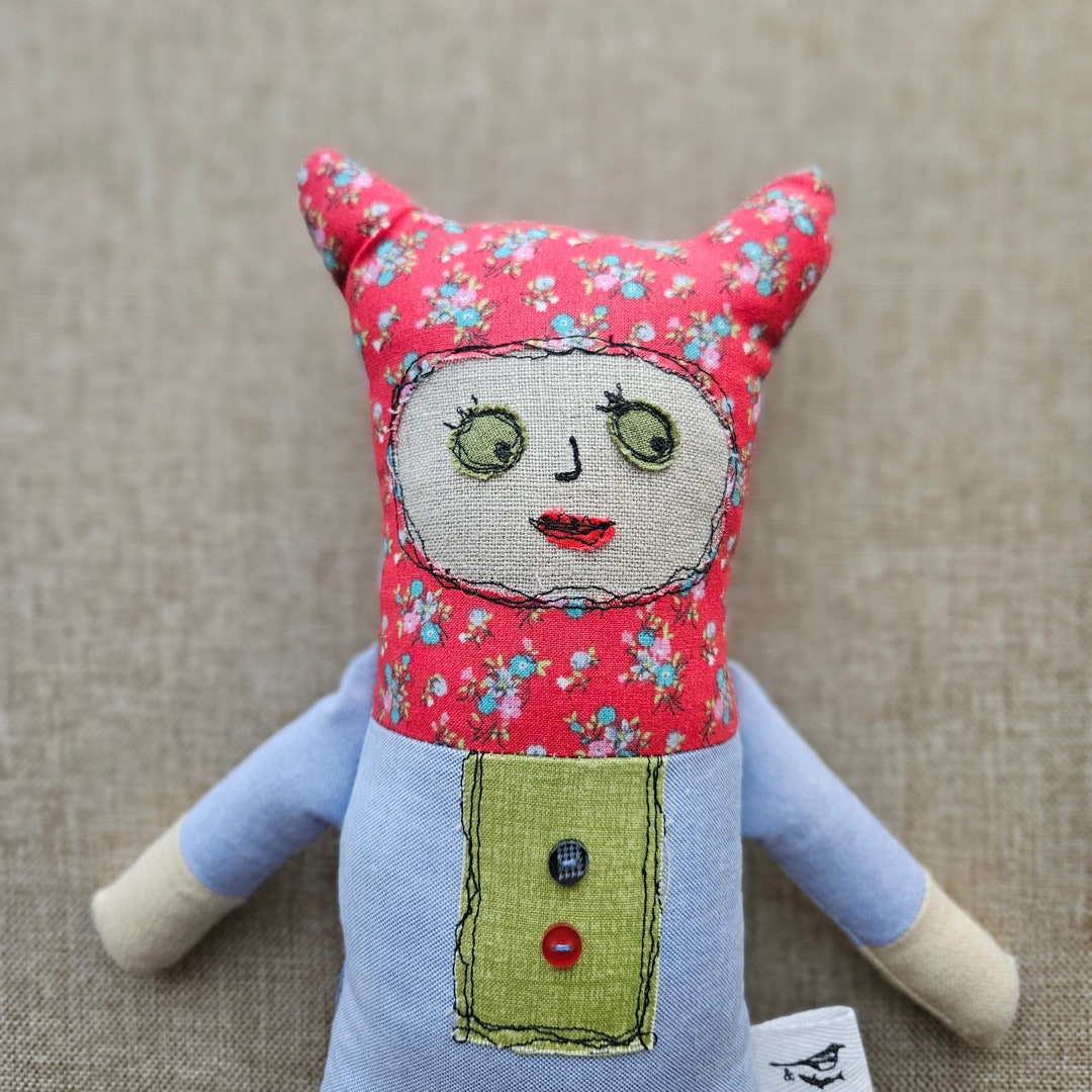 Clara - Handmade Rag Doll Art - Etsy