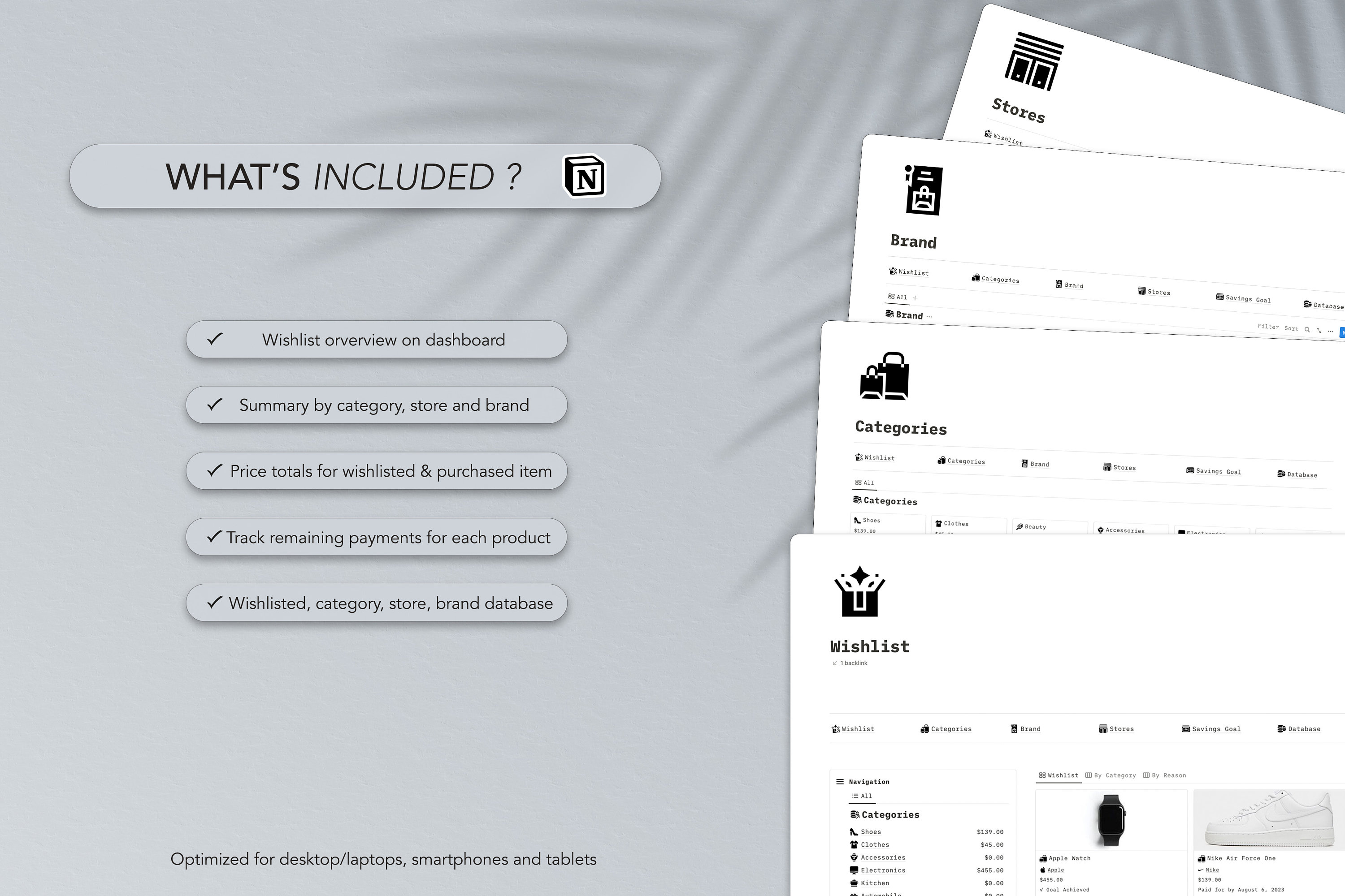 Notion Wishlist Template - Organize Your Desires and Prioritize Your ...