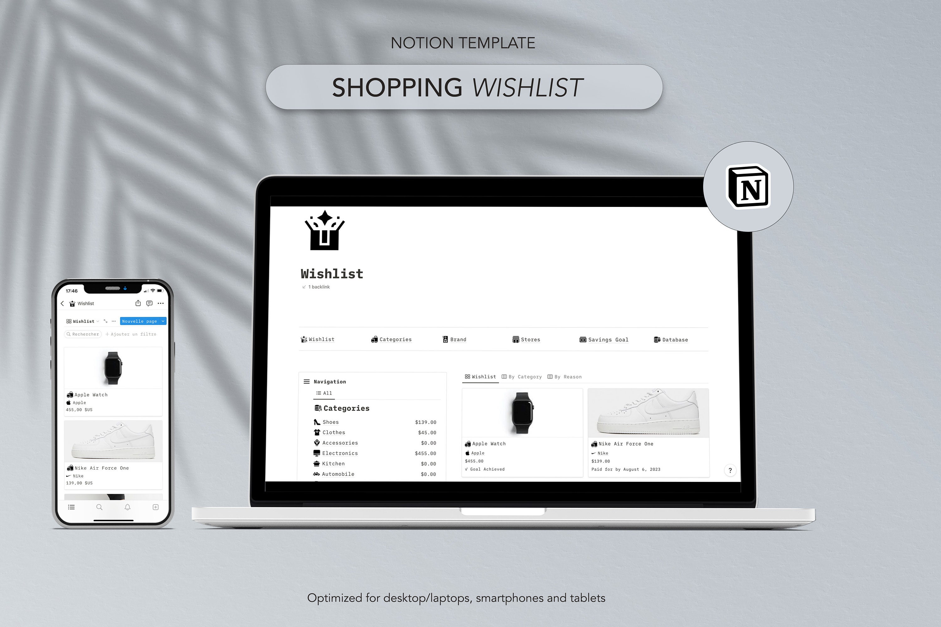 Notion Wishlist Template - Organize Your Desires and Prioritize Your ...