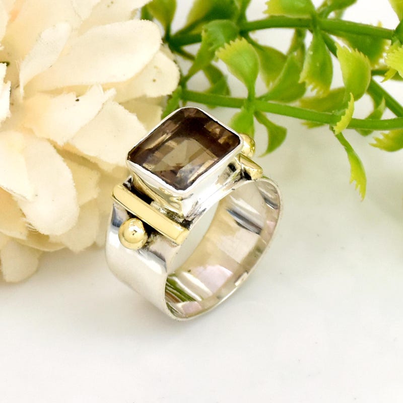 Smoky Quartz Ring' - Etsy