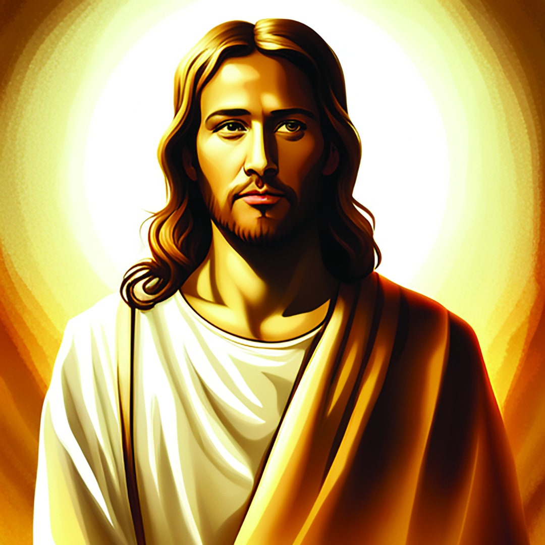 Jesus Christ/ Ethereal, Sacred, High Detail Digital Painting of Jesus ...