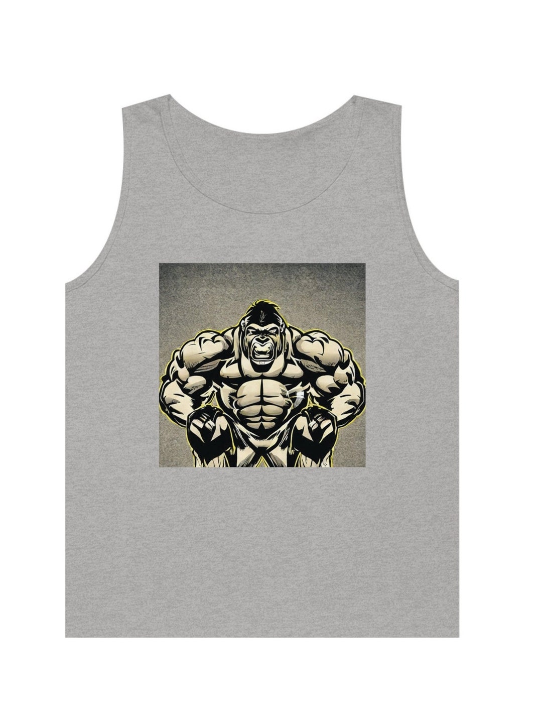 Cool Aggressive Gorilla/ Bodybuilder Trending Vest /bodybuilder Tank ...