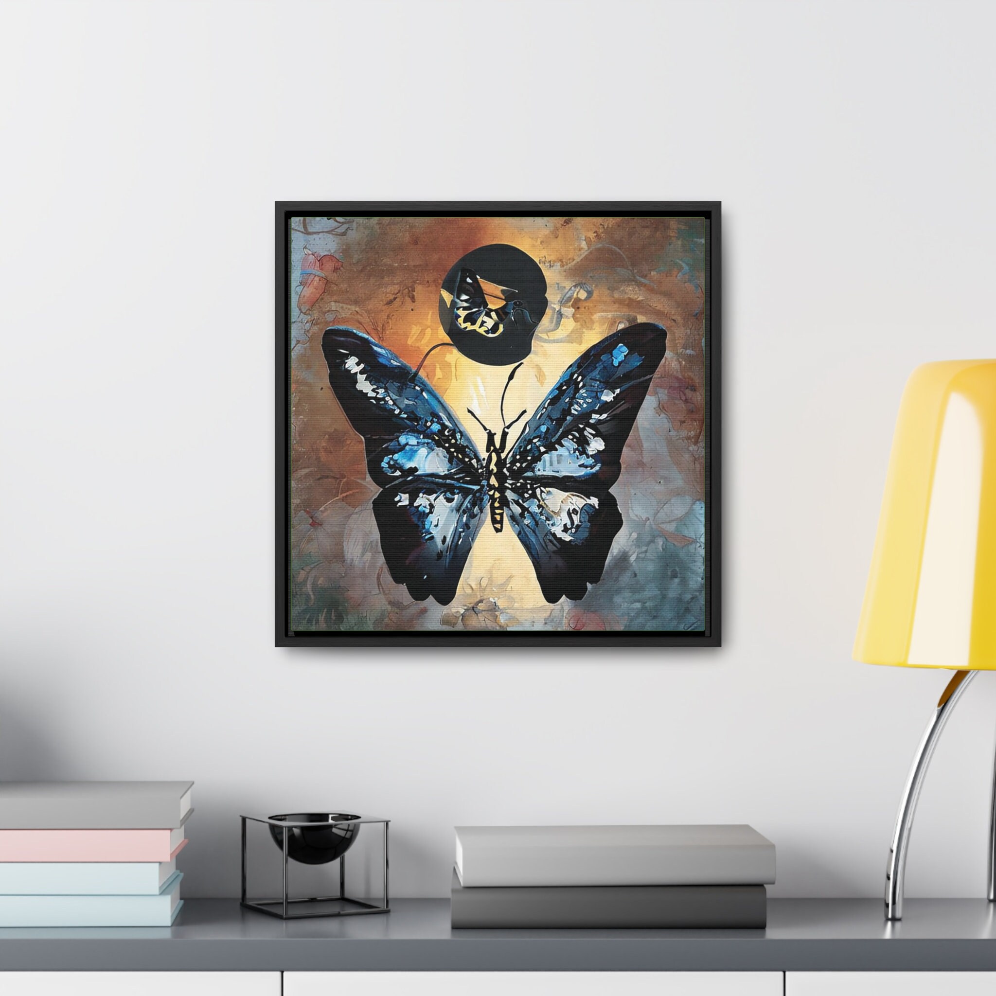 Acrylic Impressionism Butterfly Art ,wall Art Canvas , Canvas Wall Art ...