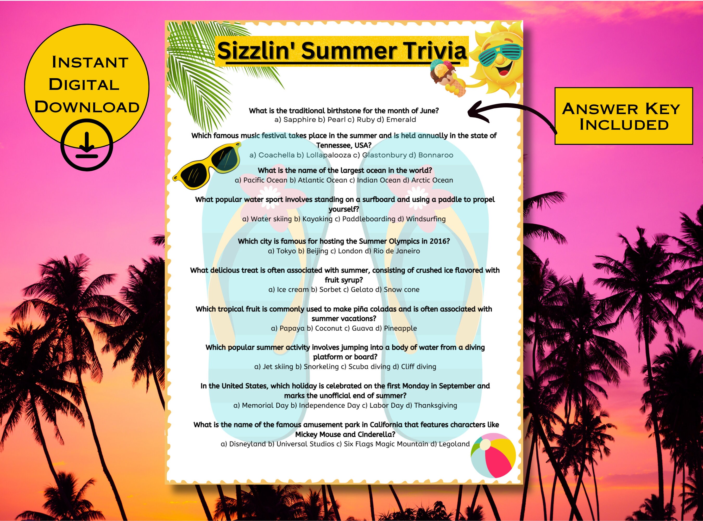 Sizzlin' Summer Trivia: Test Your Knowledge With Fun and Surprising ...