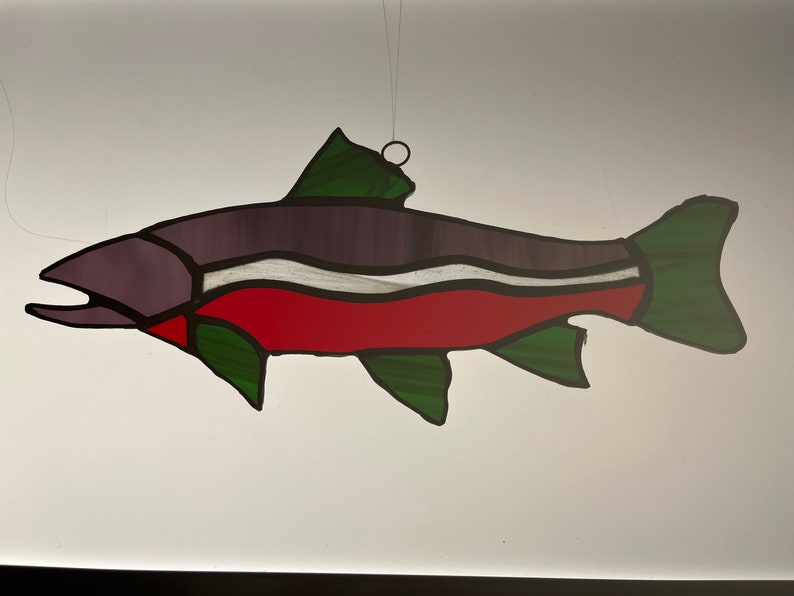 Purple and Red Trout - Etsy