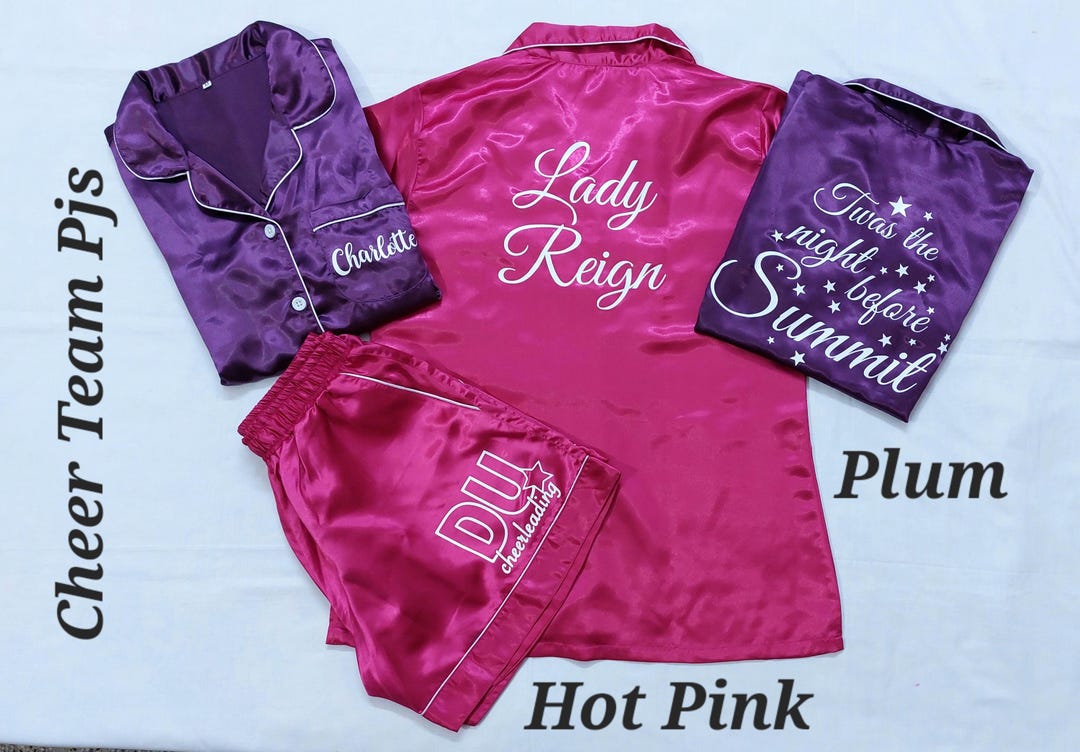 Cheer Team Pajama Set,school Team Shorts Set,college Team Pj's,dreaming ...