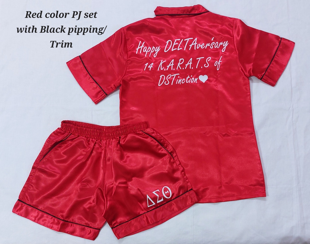 Eat Sleep Cheer Repeat Pjs,college Team Pajamas,cheer Pj's,satin Pajama ...