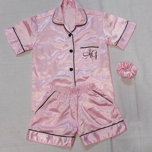 Baby Pink Color Pj's,soft Pink Color Pjs,light Pink Color Pjs ...