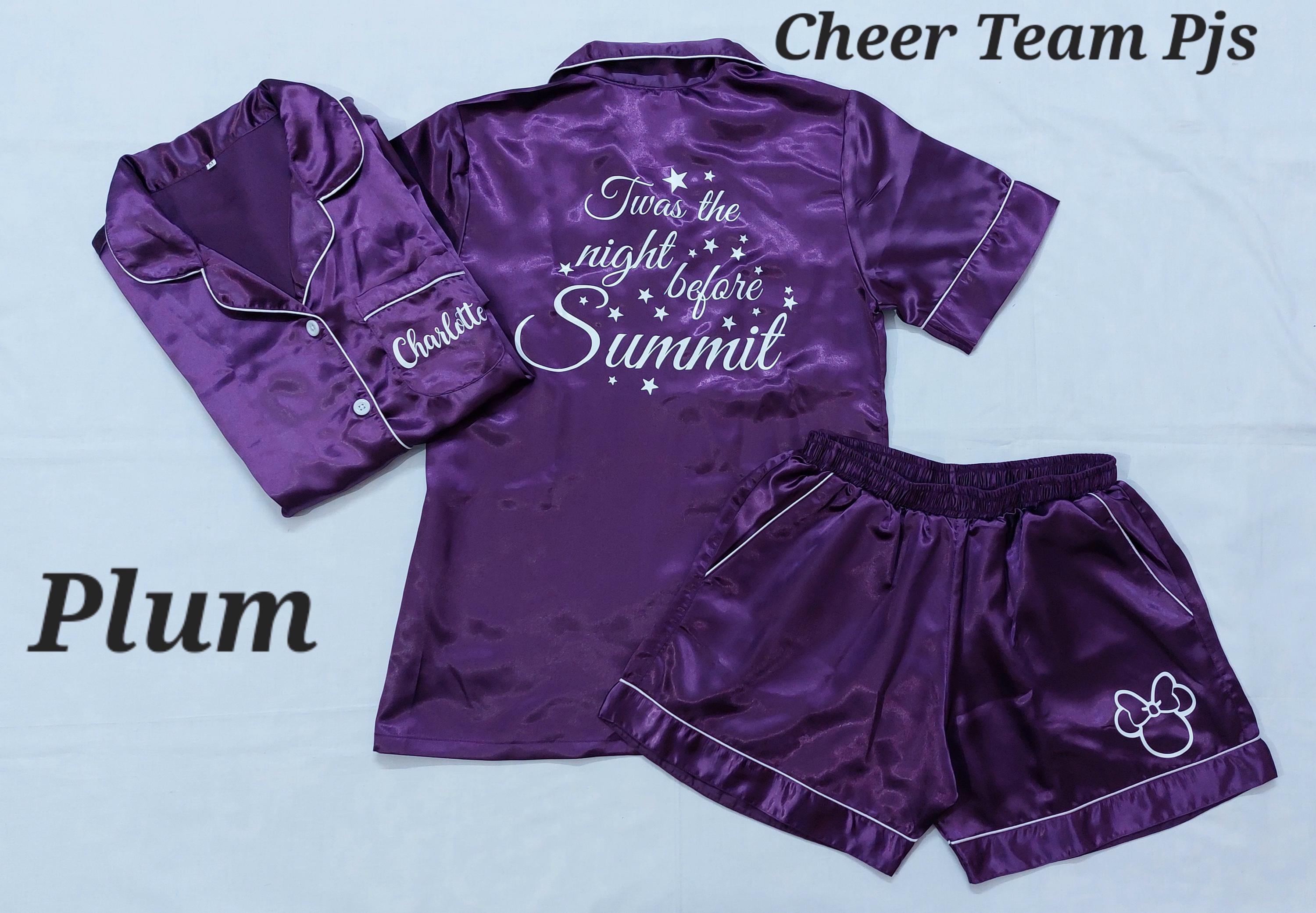 Twas the Night Before Competition Pjs,cheer Team Pajama Set,school Team ...