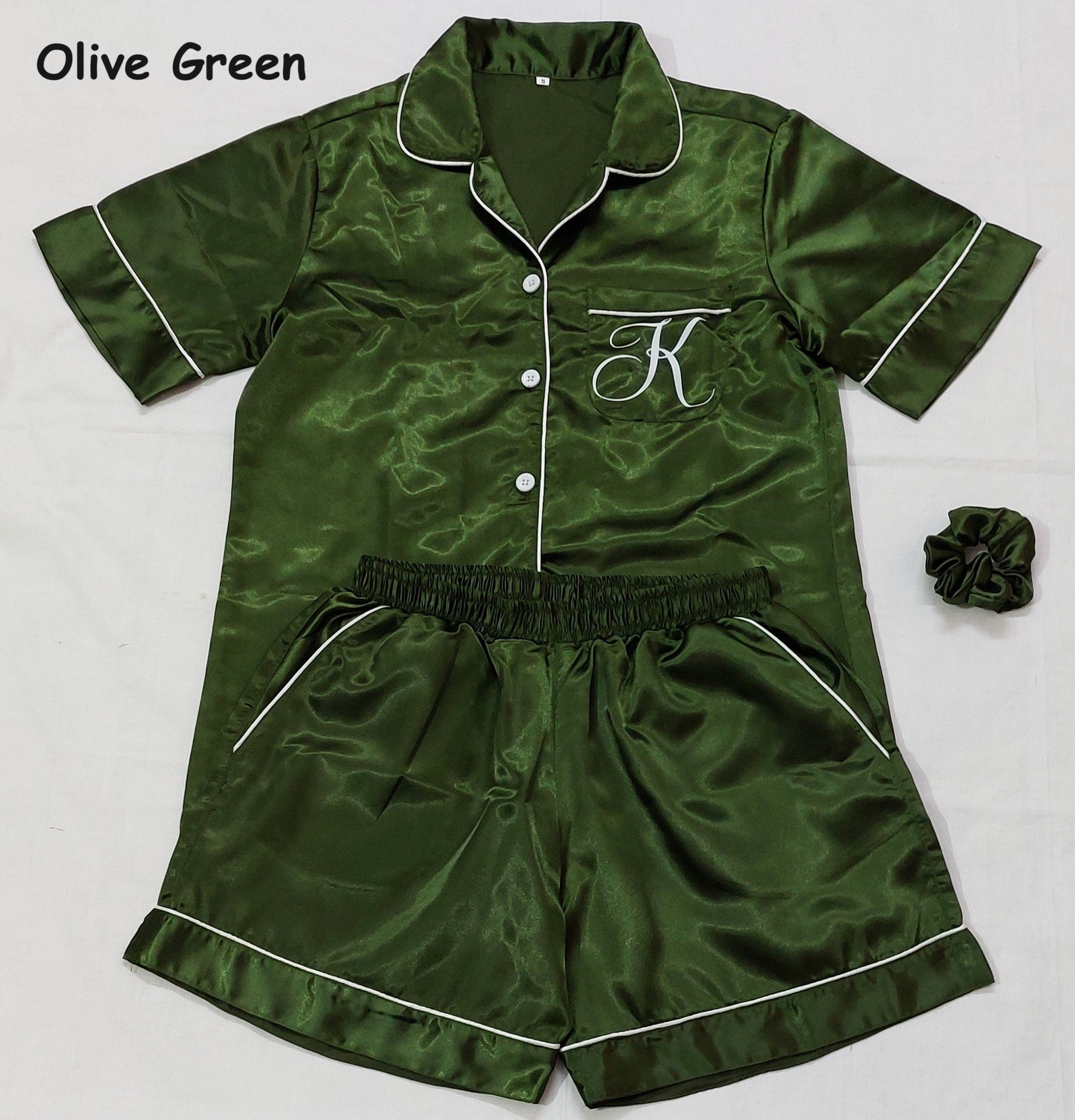 Customized Satin Pyjamas,bridesmaid Pajama Sets,bridal Pyjama Sets ...