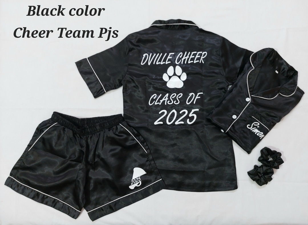 Cheer Team Pajama Set,school Team Shorts Set,college Team Pj's,dreaming ...