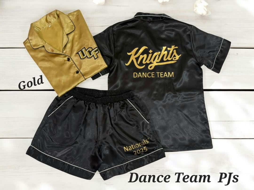 Matching Jammies PJ Sets,cheer Team Pajama Set,school Team Shorts Set ...