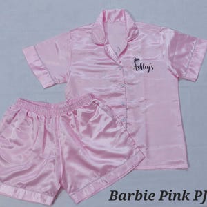 Baby Pink Color Pj's,soft Pink Color Pjs,light Pink Color Pjs ...