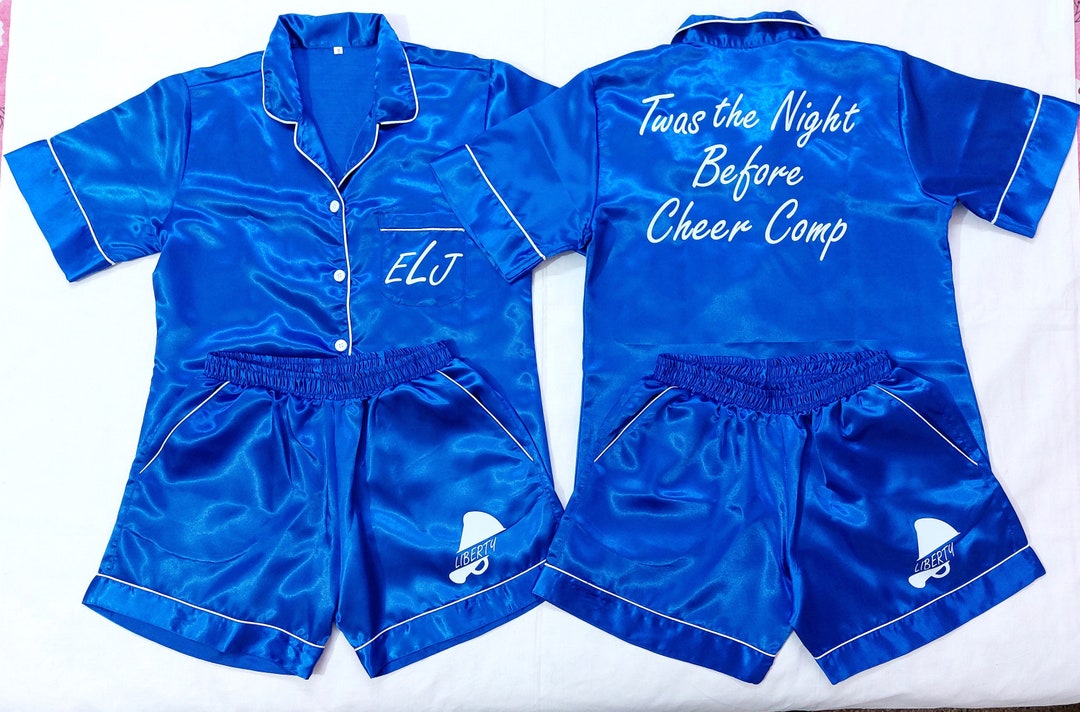 Twas the Night Before Competition Pjs,cheer Team Pajama Set,school Team ...